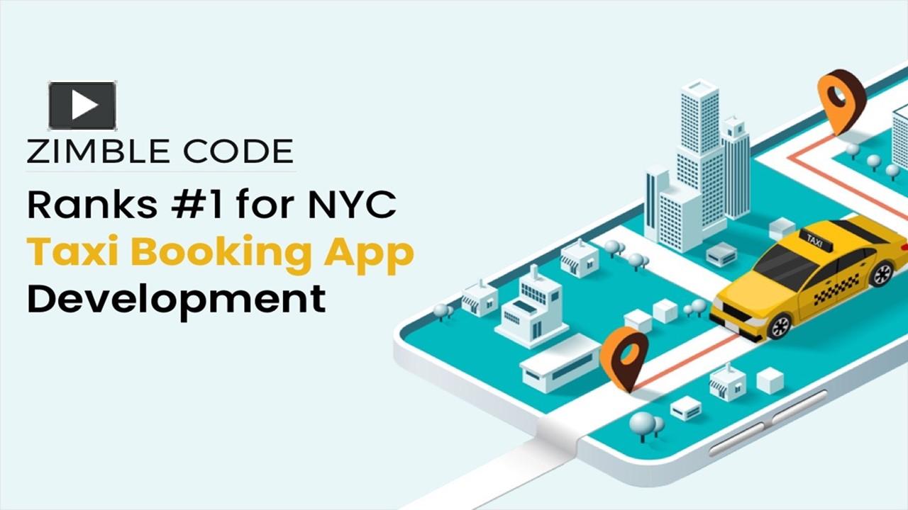 Zimble Code No.1 for NYC Taxi Booking App Development Company presentation | free to download