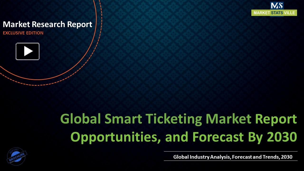 PPT – Smart Ticketing Market Worth US$ 41.1 billion by 2030 PowerPoint presentation | free to ...