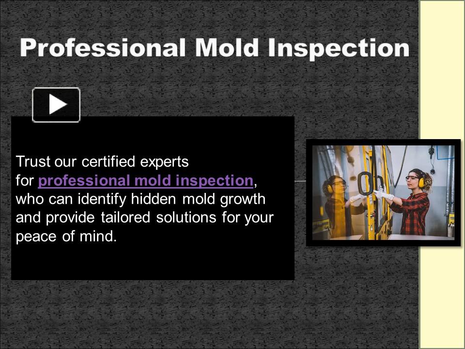 PPT – Professional Mold Inspection PowerPoint presentation | free to download - id: 96ea9c-ZDcxN