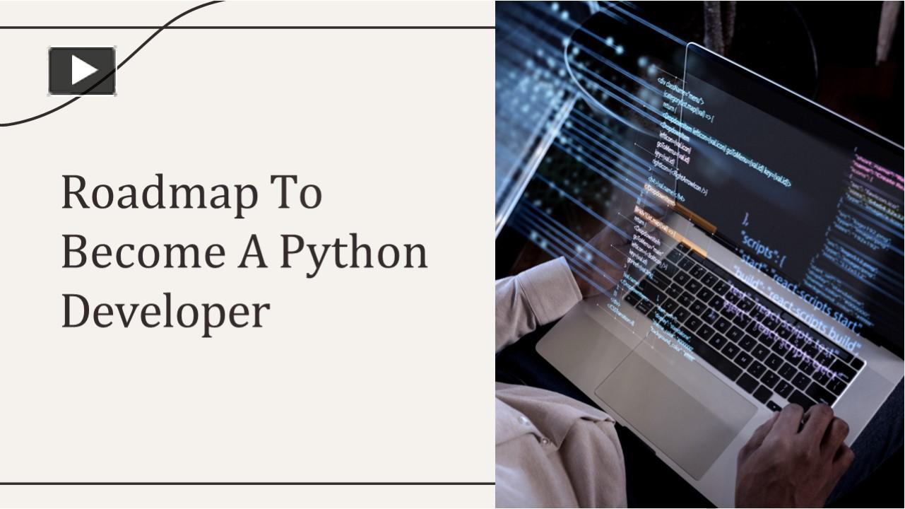 Roadmap to Become Python Developer presentation | free to download