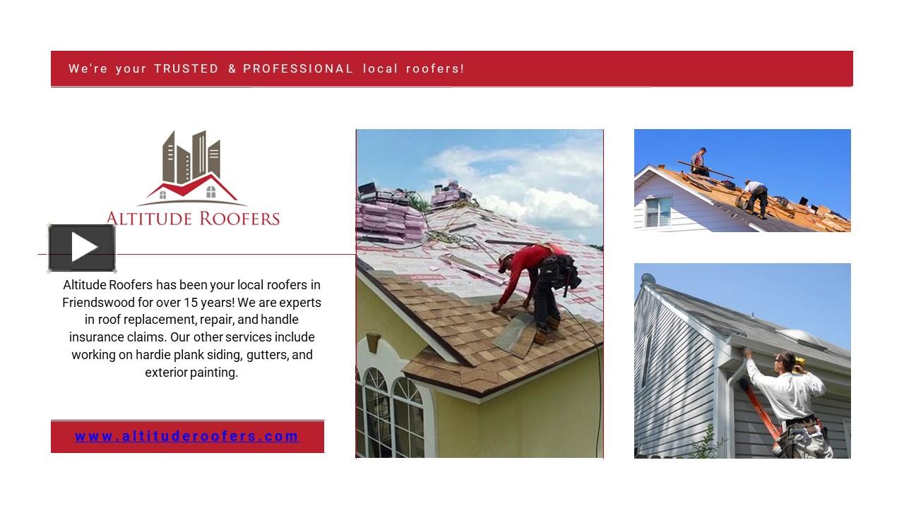Professional Roof Repair and Replacement Services in Friendswood, TX | Altitude Roofers ...
