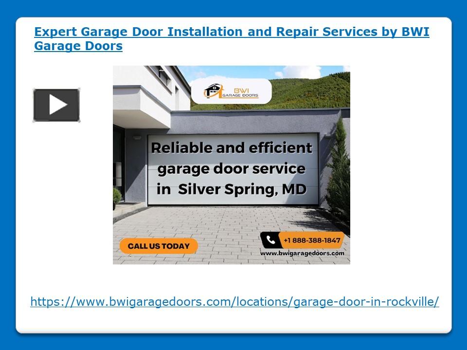 PPT – Expert Garage Door Installation and Repair Services PowerPoint presentation | free to ...