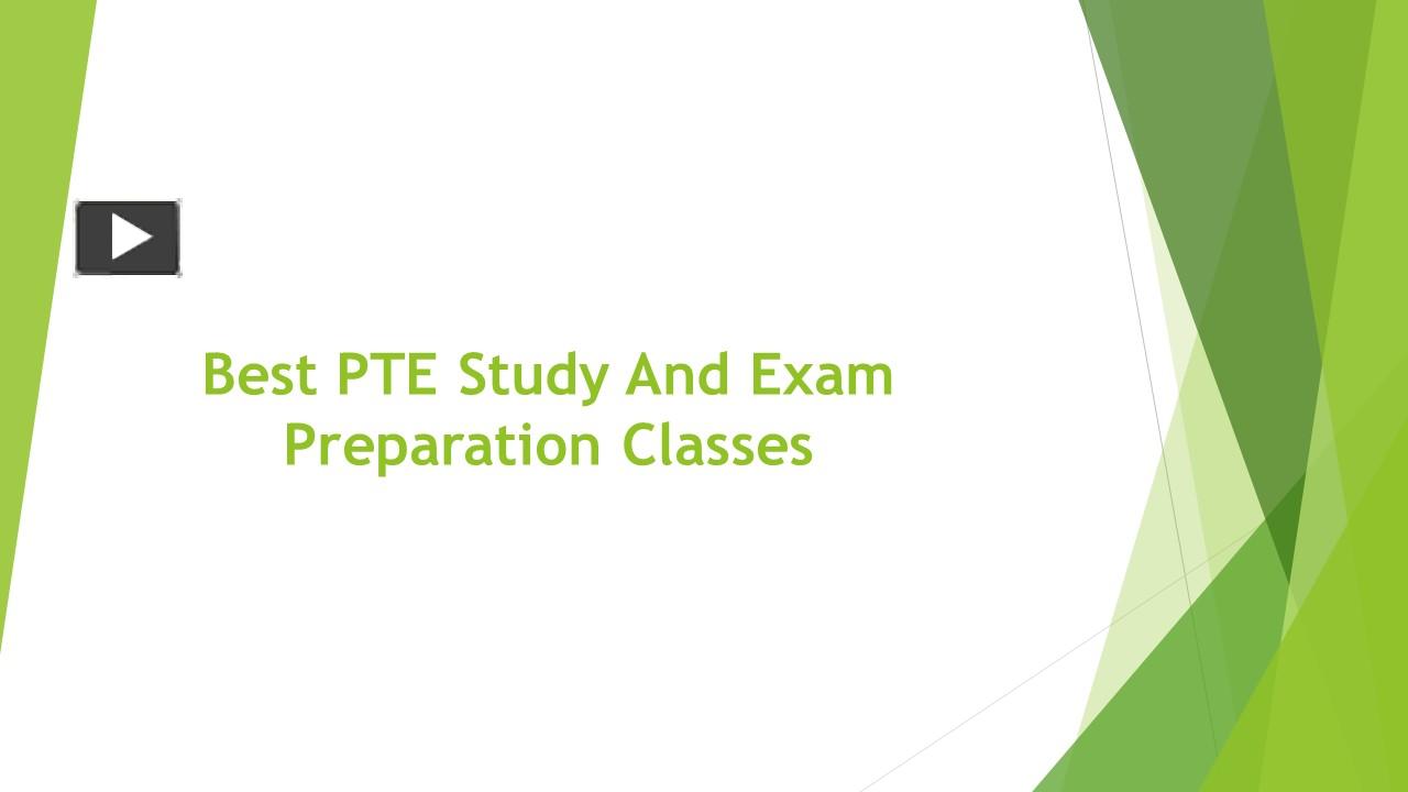 PPT – Best PTE Study And Exam Preparation Classes PowerPoint presentation | free to download ...