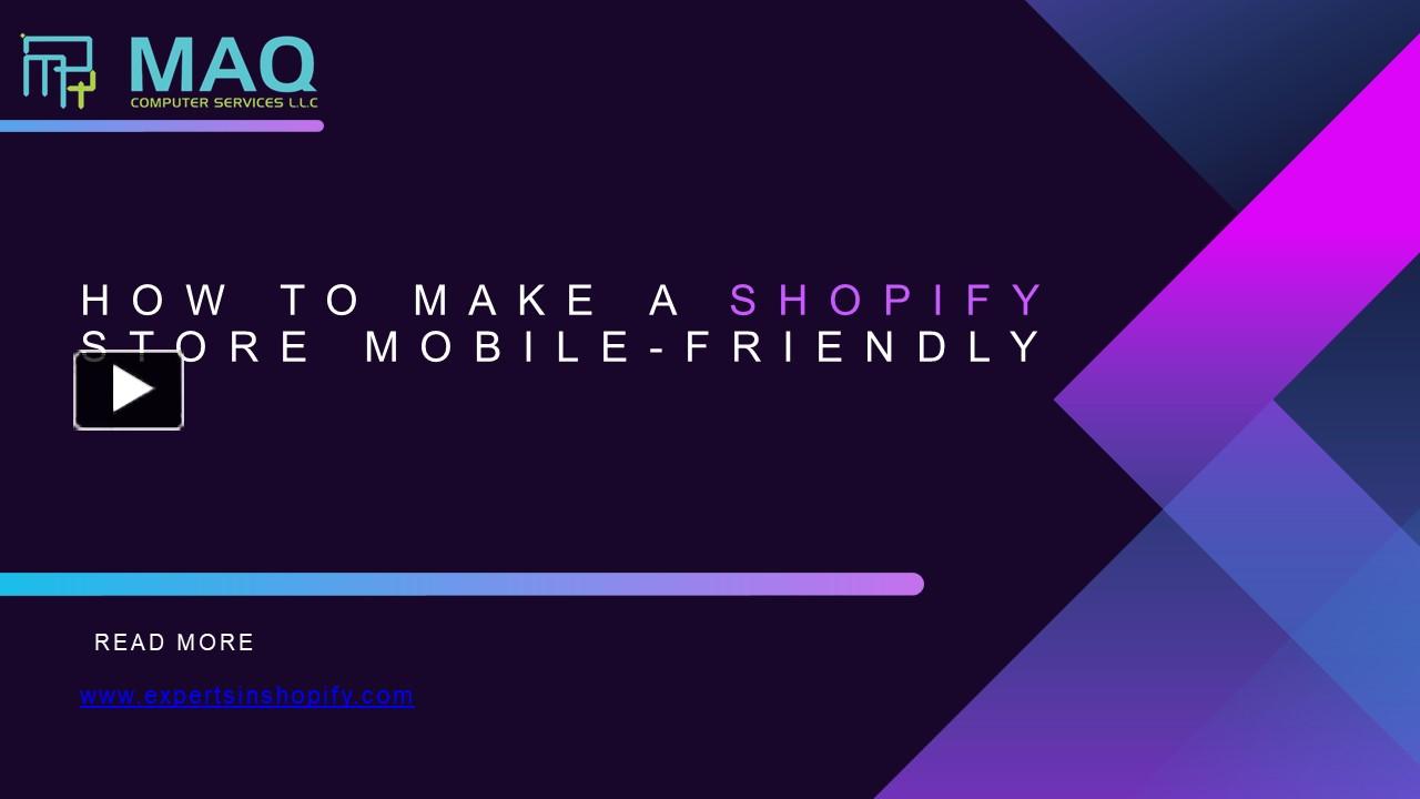 PPT – How To Make A Shopify Store Mobile-Friendly PowerPoint presentation | free to download ...