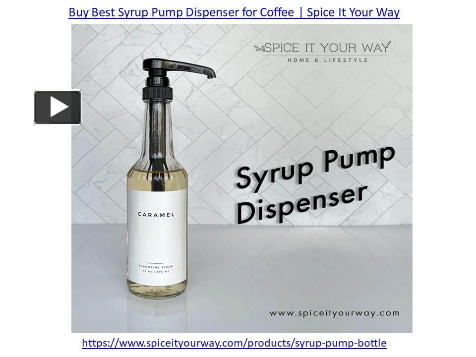 PPT – syrup pump dispenser PowerPoint presentation | free to download ...