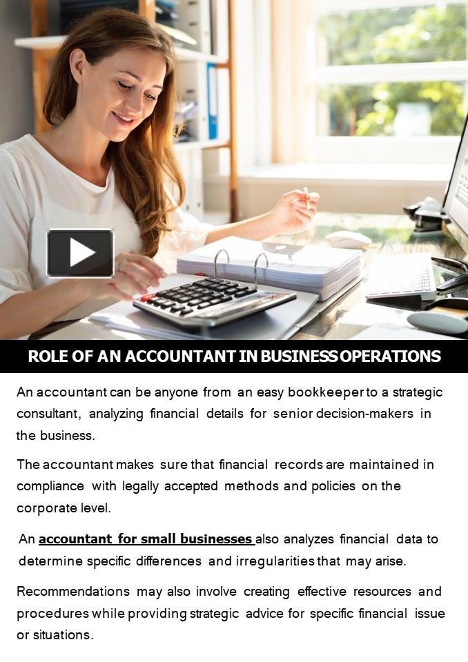 PPT – ROLE OF AN ACCOUNTANT IN BUSINESS OPERATIONS PowerPoint ...