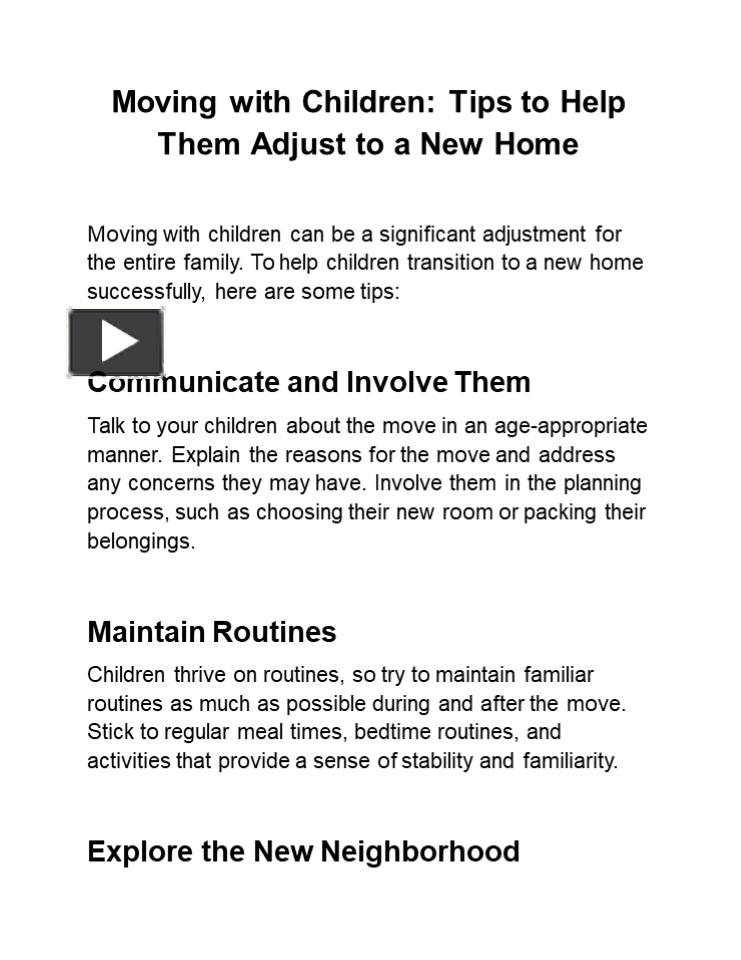 PPT – Moving with Children PowerPoint presentation | free to download - id: 96f90e-Y2VhN