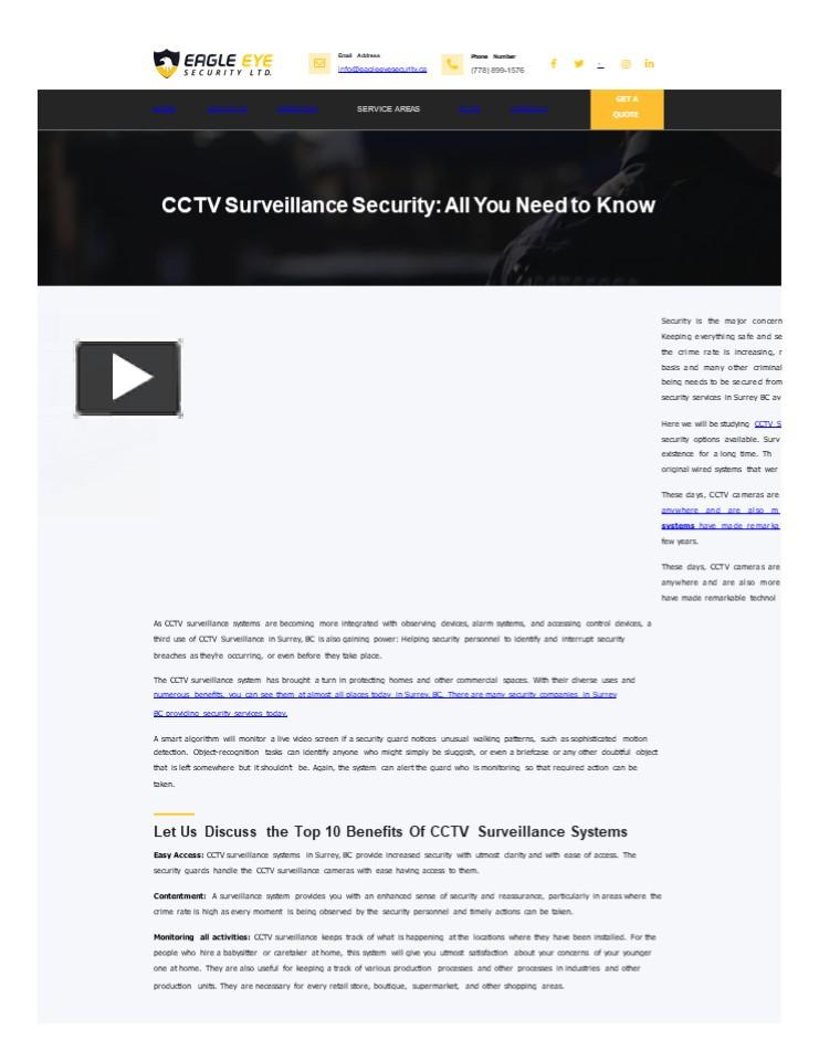 PPT – CCTV Surveillance PowerPoint presentation | free to download - id: 96fe32-MWQxM