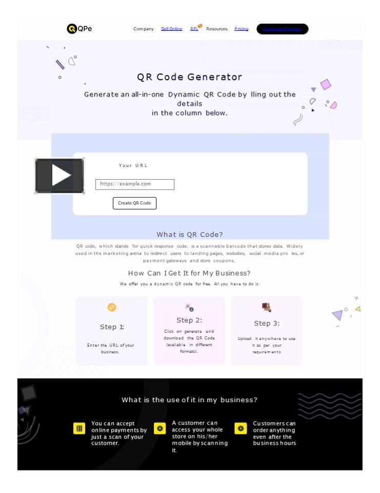 PPT – Use Free QR Code Generator for Store | QPe PowerPoint presentation | free to download - id ...