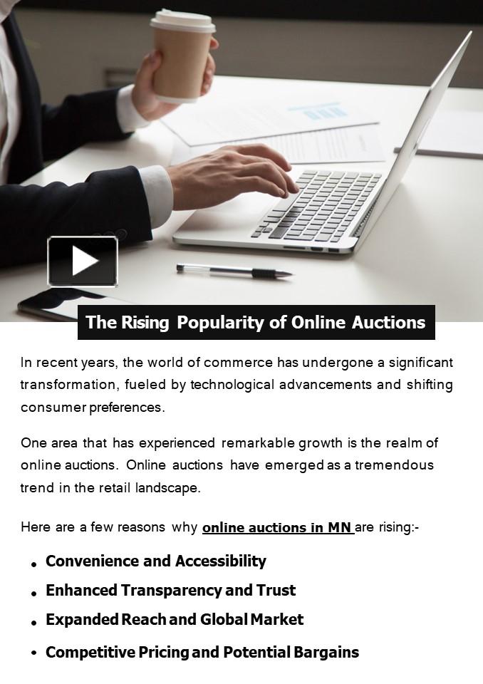 PPT – The Rising Popularity of Online Auctions PowerPoint presentation | free to download - id ...