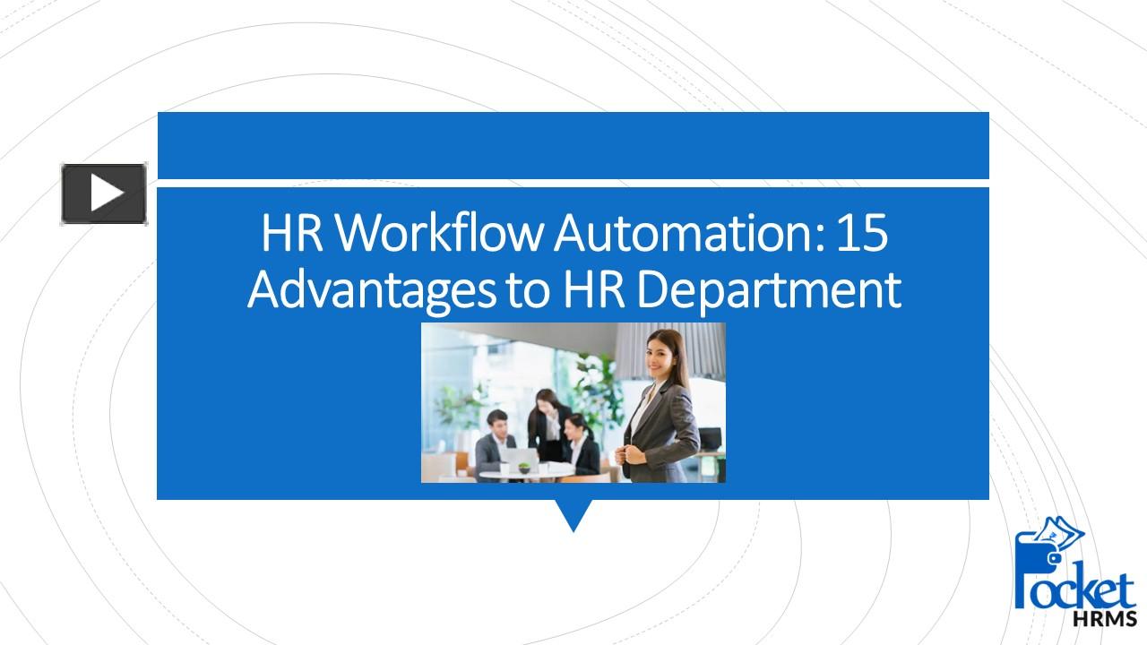 Ppt Hr Workflow Automation 15 Advantages To Hr Department Powerpoint Presentation Free To