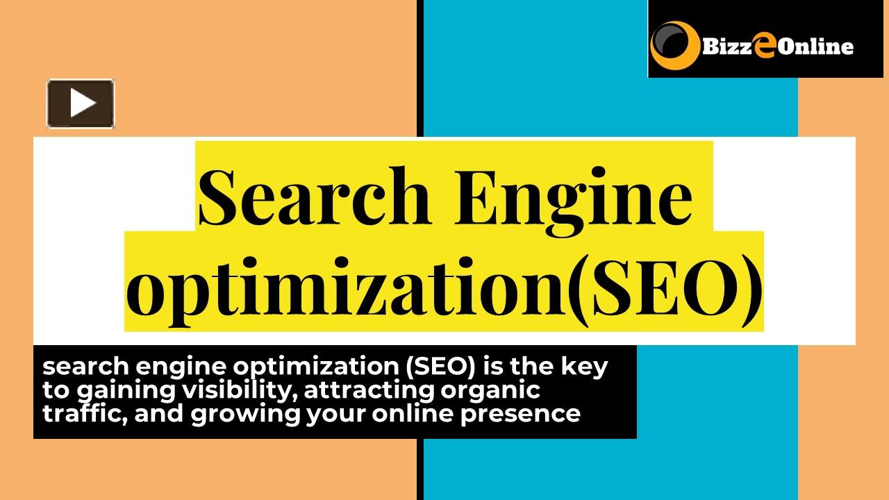 Ppt Search Engine Optimizatio Powerpoint Presentation Free To Download Id 970703 Odjin 