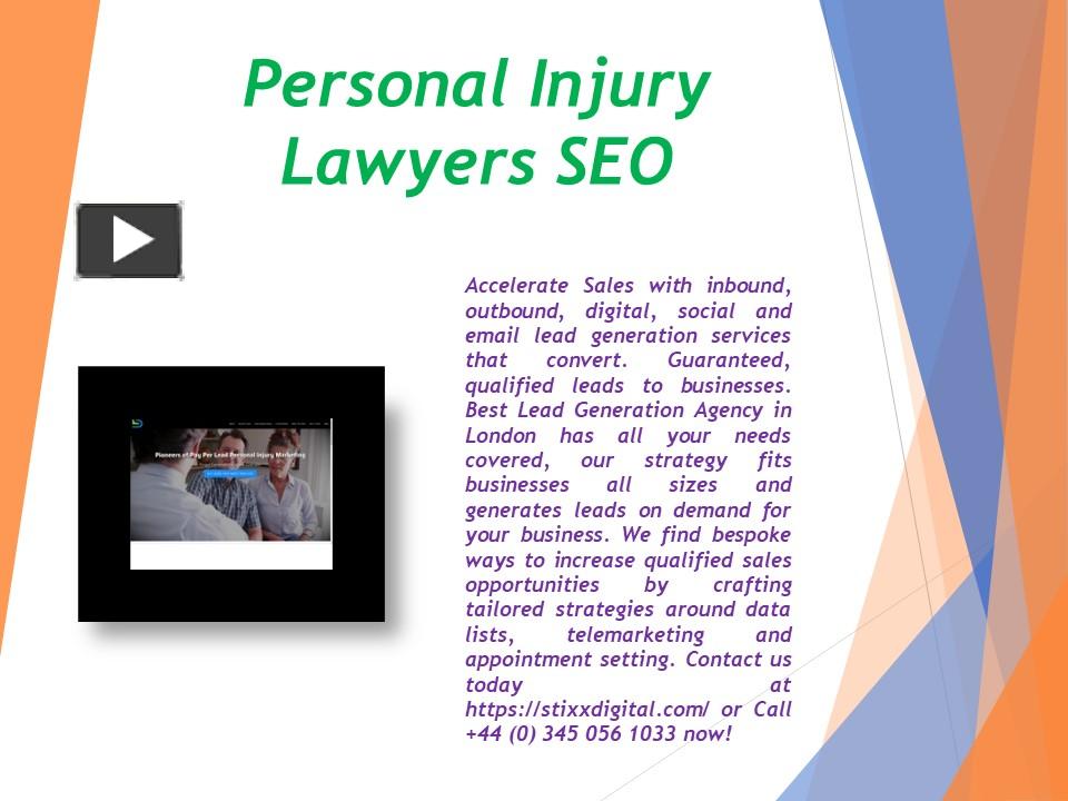 PPT – Personal Injury Lawyers SEO (6) PowerPoint presentation | free to download - id: 9709ce-MDliM
