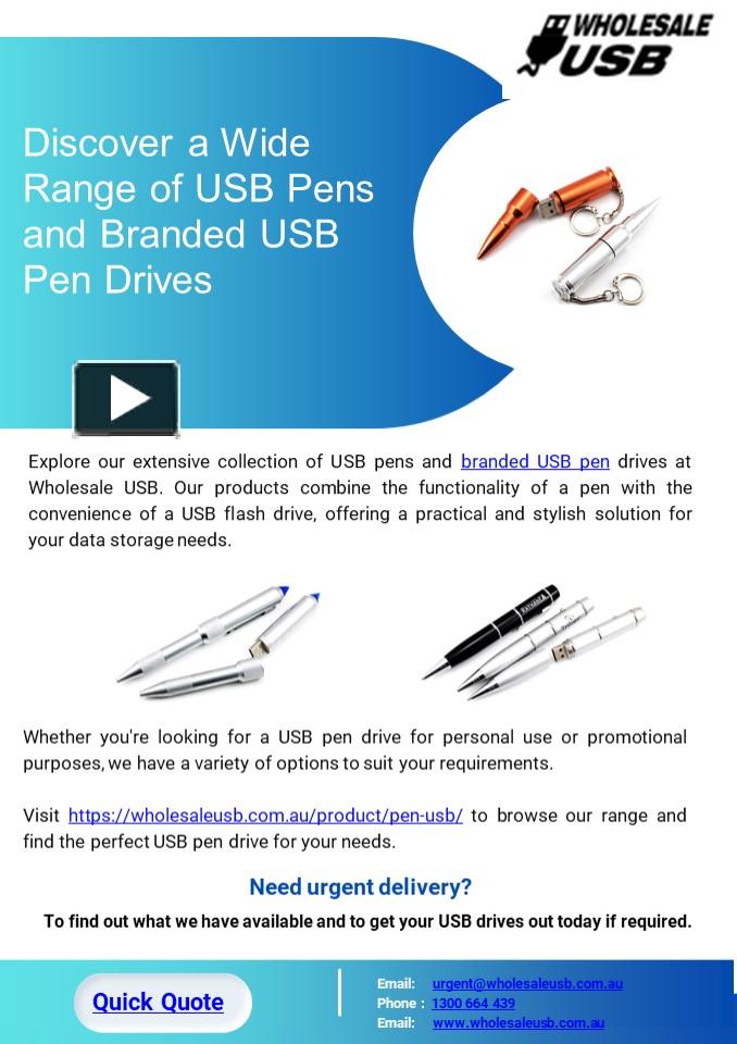 PPT – Discover a Wide Range of USB Pens and Branded USB Pen Drives PowerPoint presentation ...
