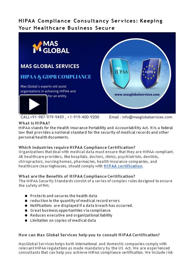 PPT – HIPAA Compliance Services | HIPAA PowerPoint presentation | free to download - id: 970eaa ...