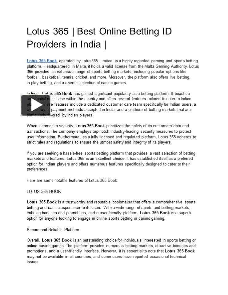 Lotus 365 Book presentation | free to download