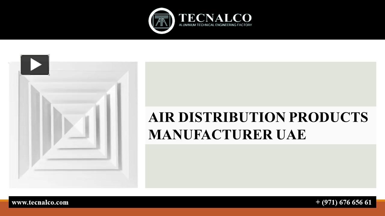PPT – air distribution products manufacturer UAE PowerPoint presentation | free to download - id ...