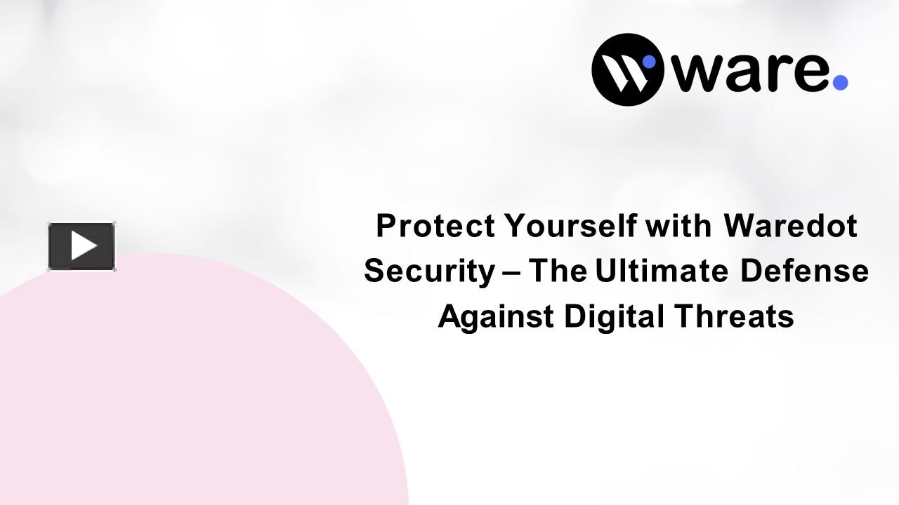 Protect Your PC with the Best Antivirus for Windows presentation | free to download