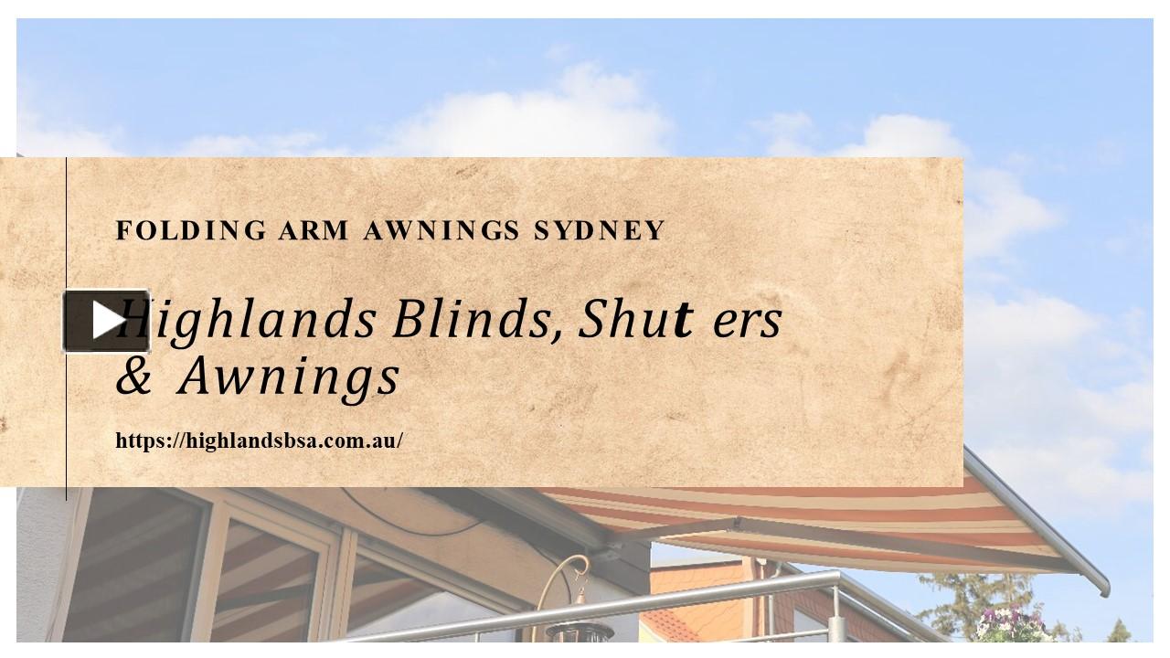 PPT – Aluminium Louvers Sydney | Highlands Blinds, Shutters & Awnings PowerPoint presentation ...
