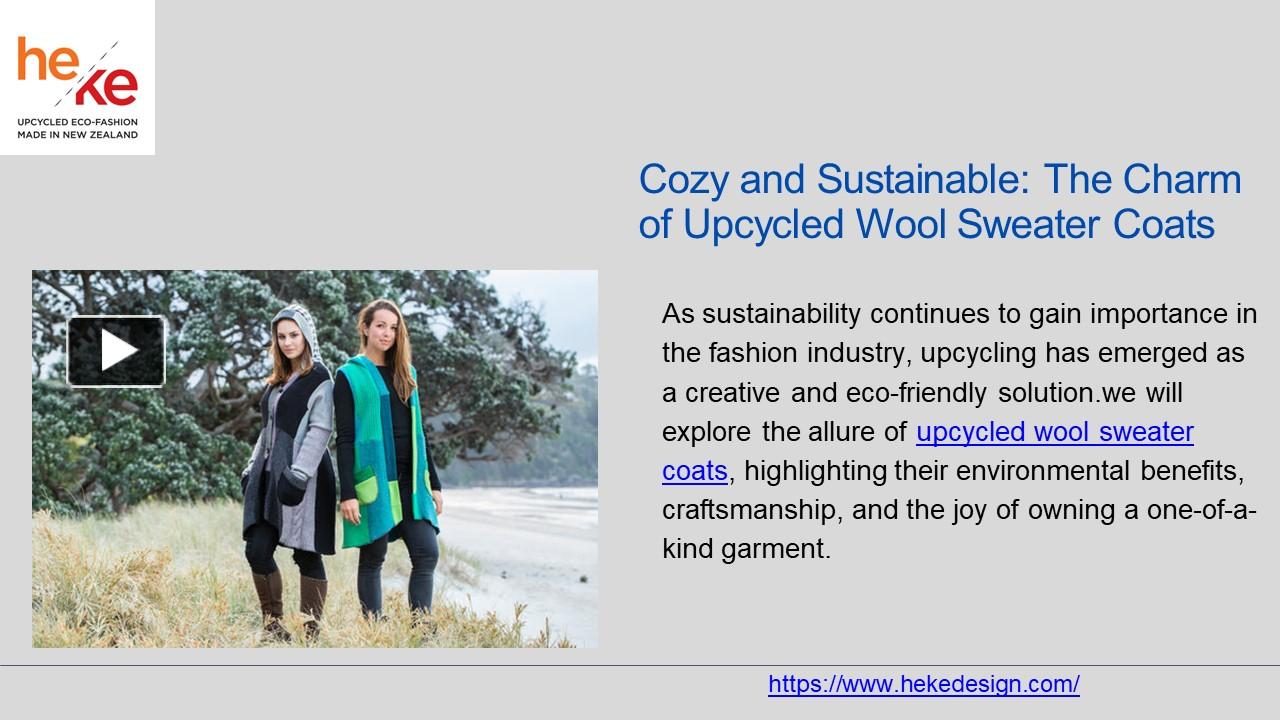 PPT – Upcycled Wool Sweater Coats - Sustainable and Stylish Outerwear PowerPoint presentation ...