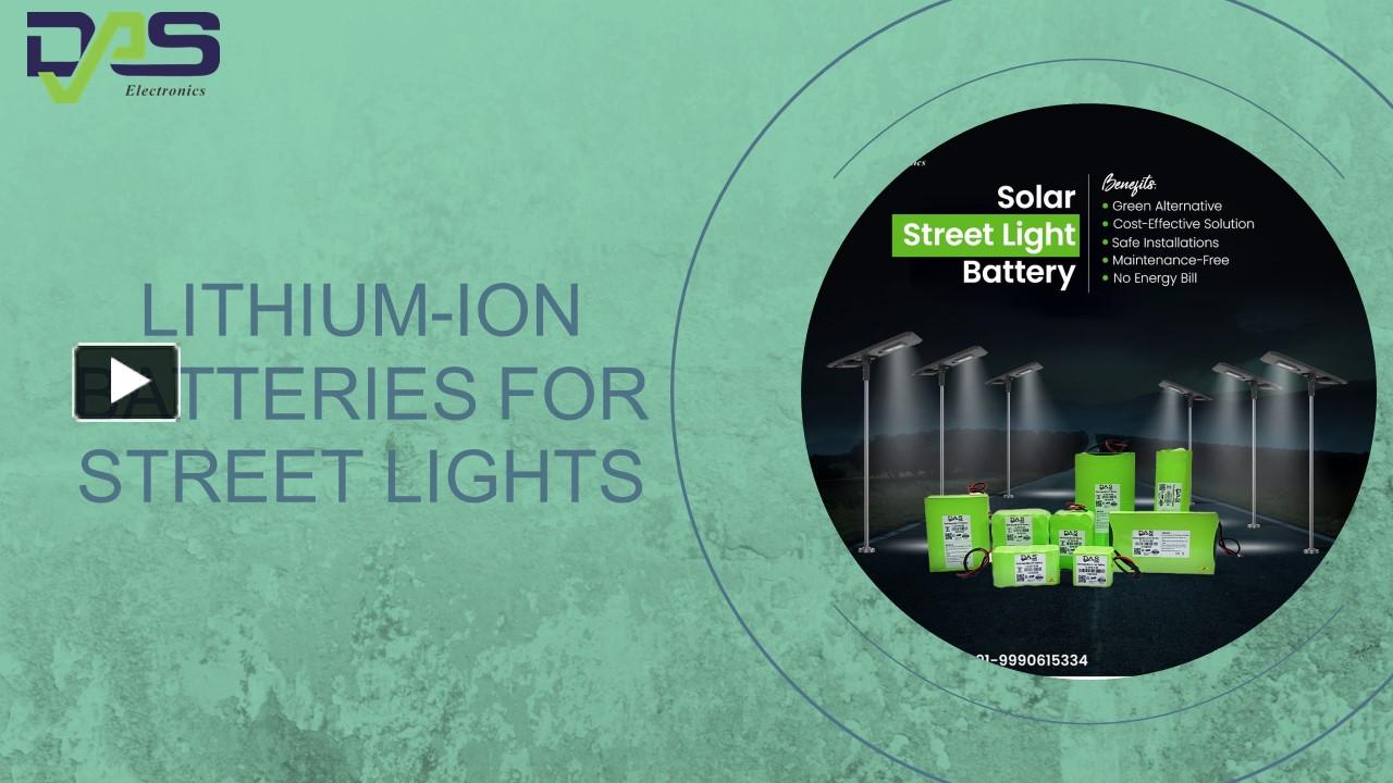 PPT – What are the best lithium ion battery manufacturers for street light in India? PowerPoint ...