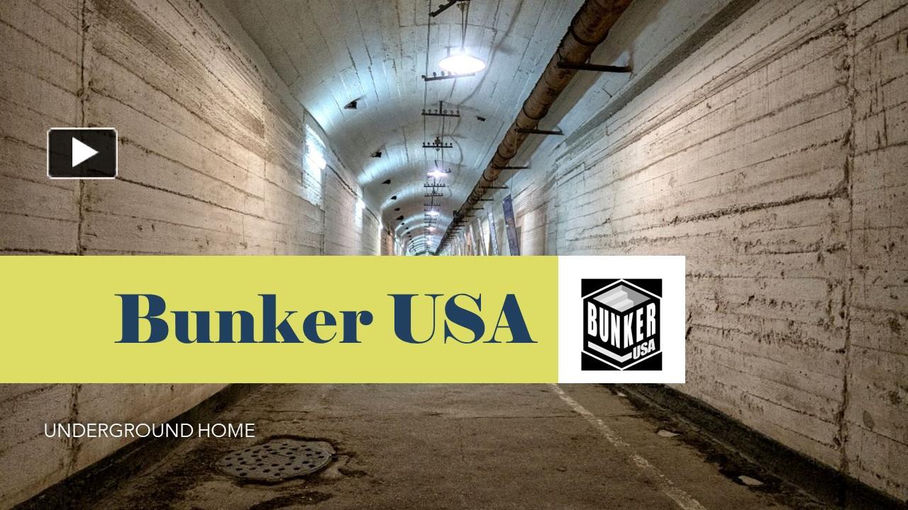Build Certified Underground Home with Bunker USA presentation | free to download