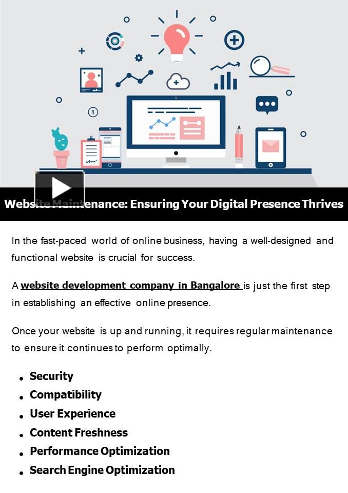 PPT – Website Maintenance: Ensuring Your Digital Presence Thrives PowerPoint presentation | free ...