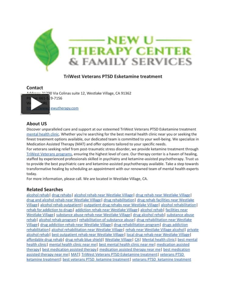 PPT – TriWest Veterans PTSD Esketamine treatment PowerPoint presentation | free to download - id ...
