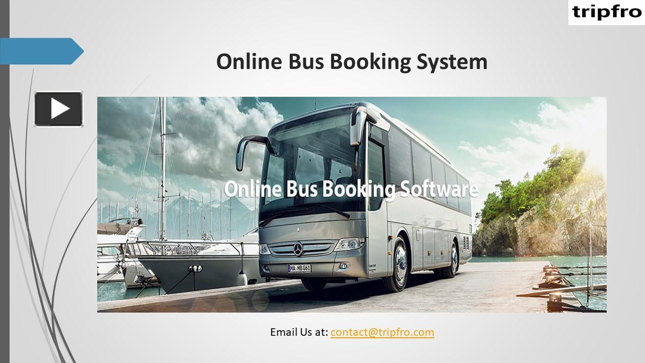 Online Bus Booking System presentation | free to download