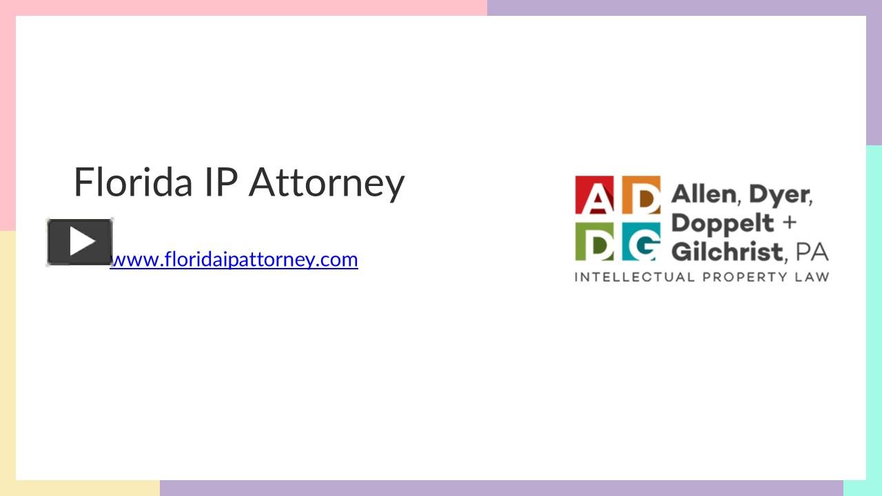 PPT – Looking for a patent law firm in Miami | Florida IP Attorney PowerPoint presentation ...