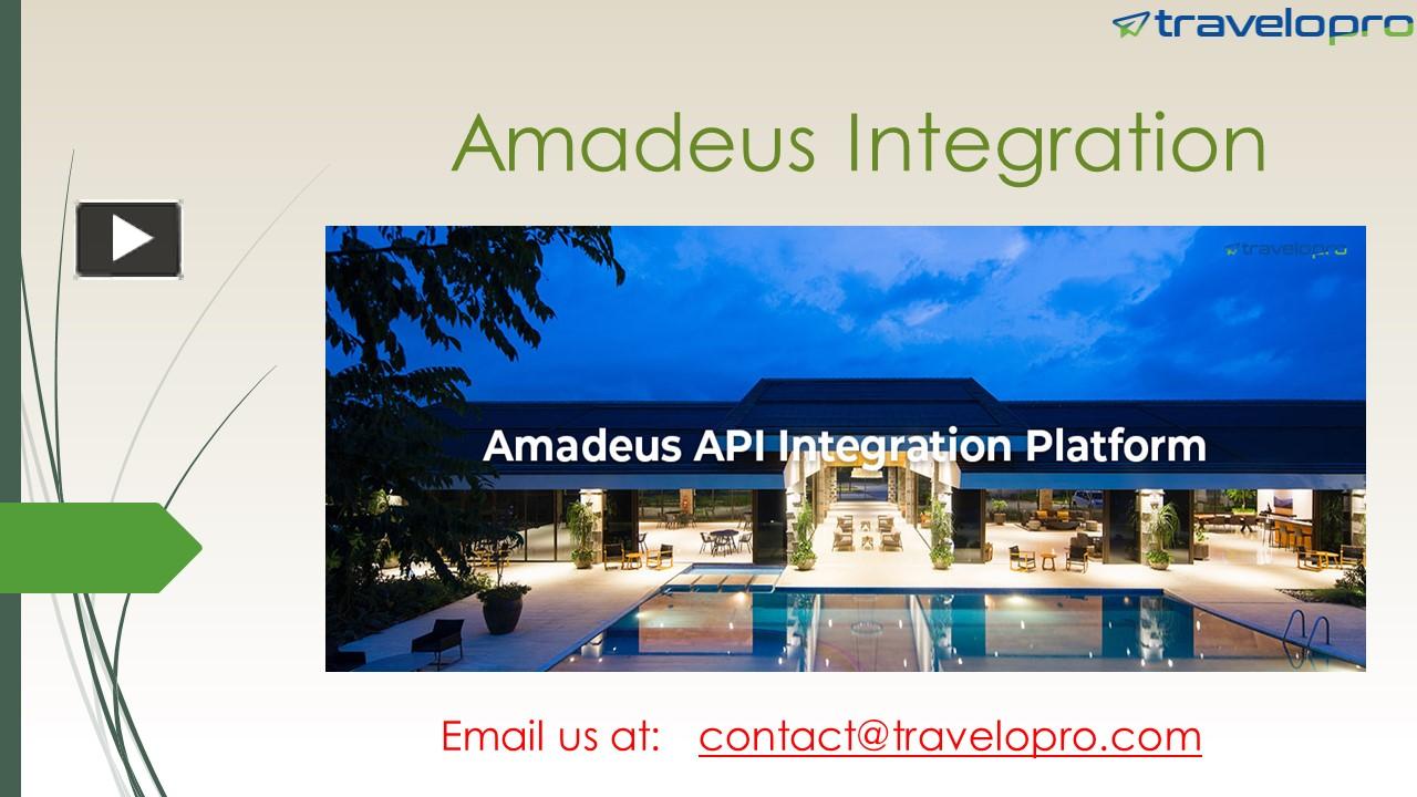 PPT – Amadeus Integration PowerPoint presentation | free to download - id: 972776-MGNhO