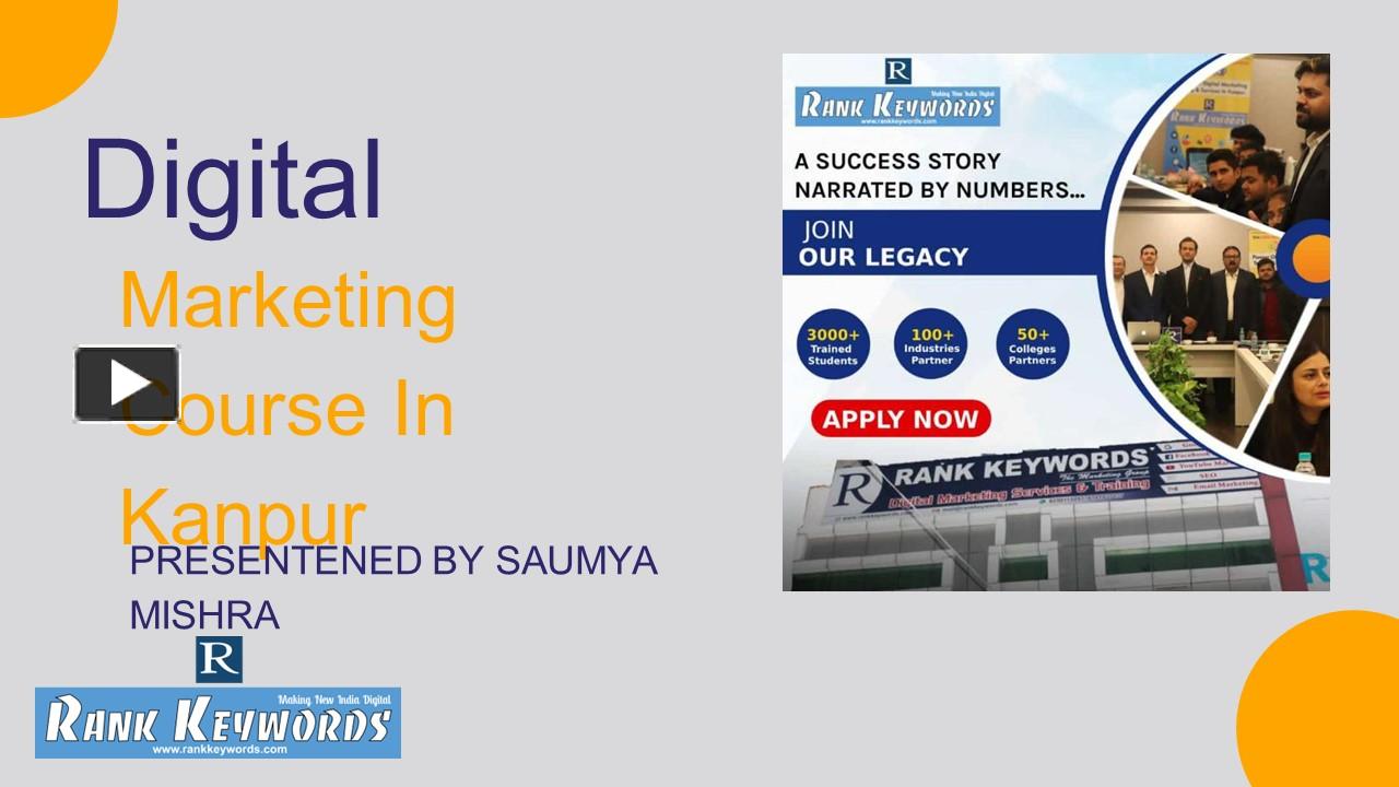 PPT – Digital Marketing Course In Kanpur (1) PowerPoint presentation | free to download - id ...