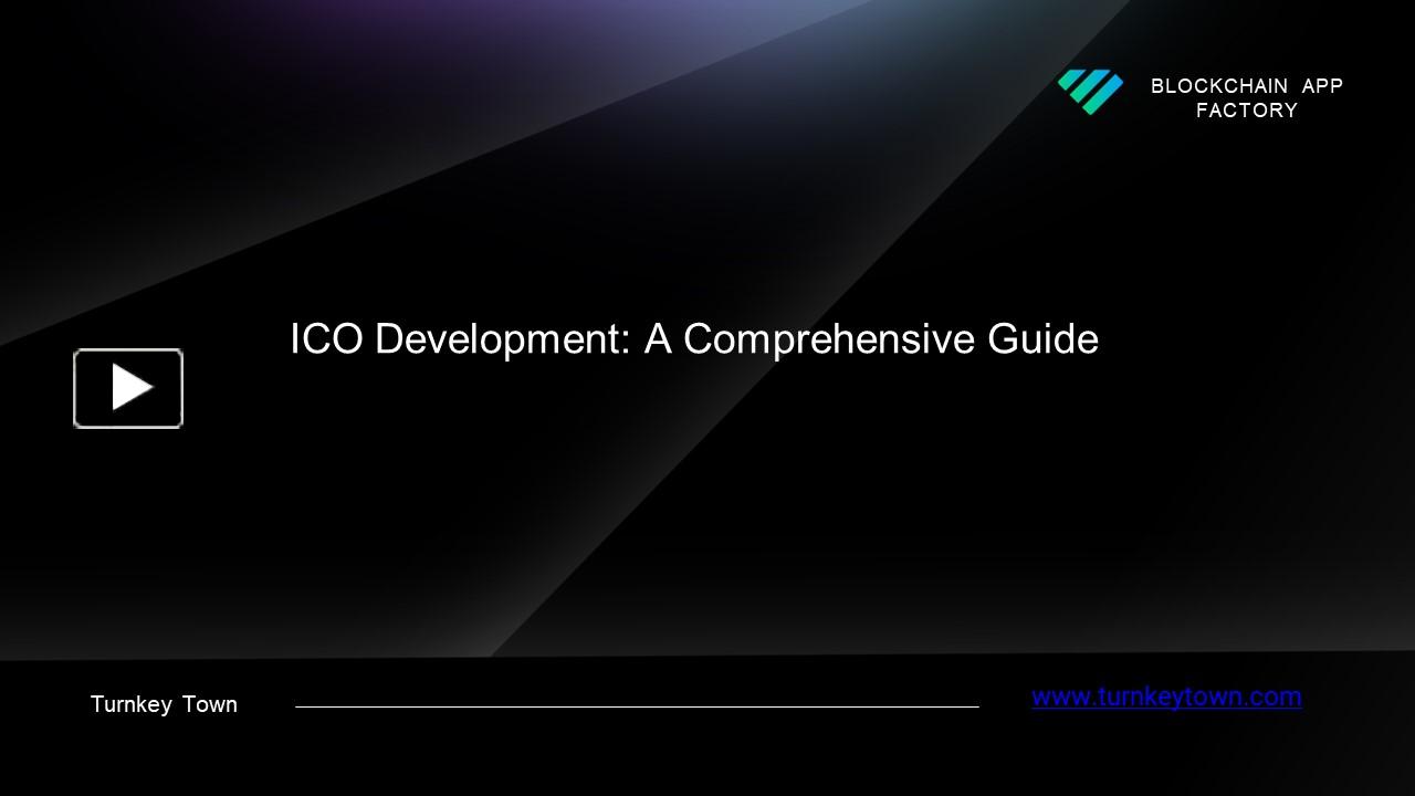 ICO Development A Comprehensive Guide presentation | free to download