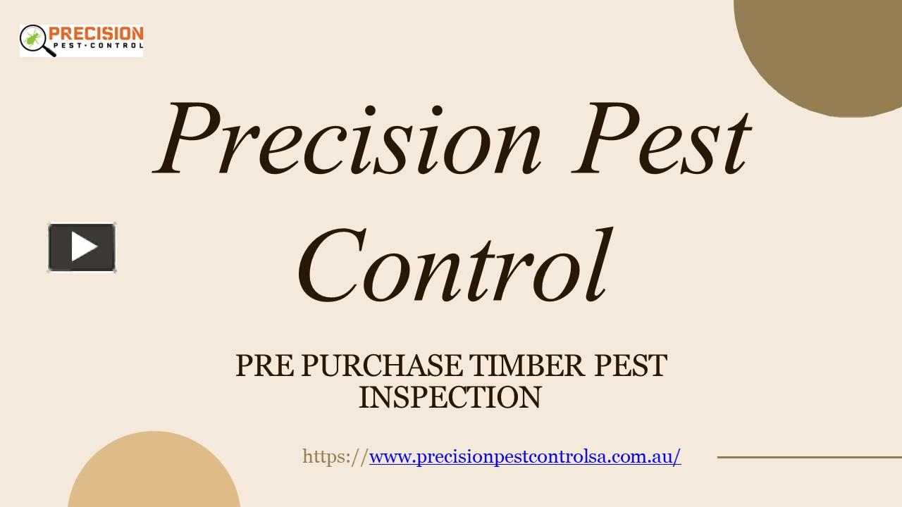 PPT – Pre Purchase Pest Inspections Adelaide | Precision Pest Control in AU PowerPoint ...