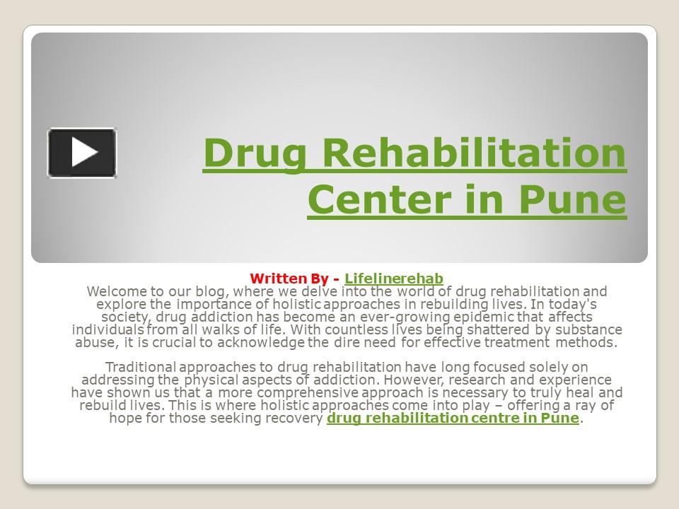 PPT – Drug Rehabilitation Center in Pune PowerPoint presentation | free to download - id: 97345c ...