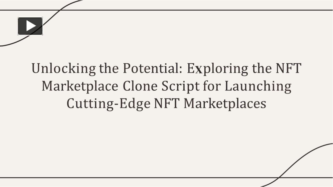 PPT – NFT Marketplace Clone script | Osiz Technologies PowerPoint presentation | free to ...