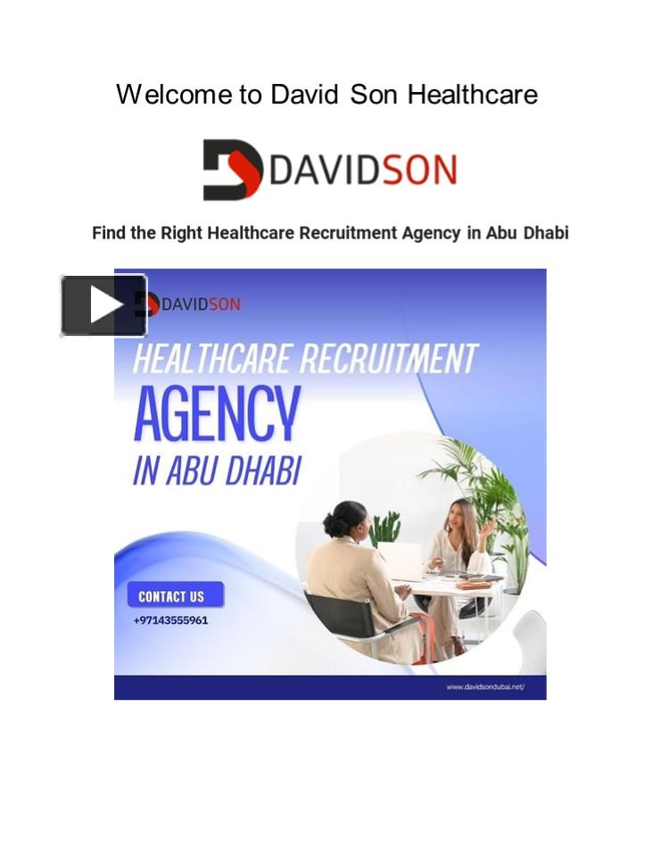 PPT – Find the Right Healthcare Recruitment Agency in Abu Dhabi PowerPoint presentation | free ...