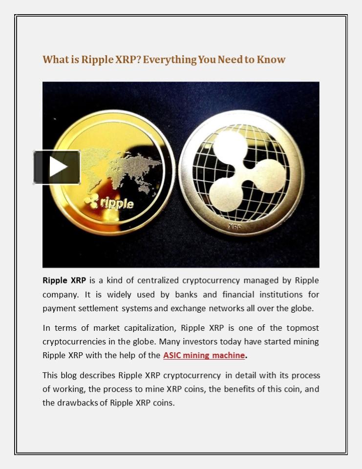 What is Ripple XRP? Everything You Need to Know presentation | free to download