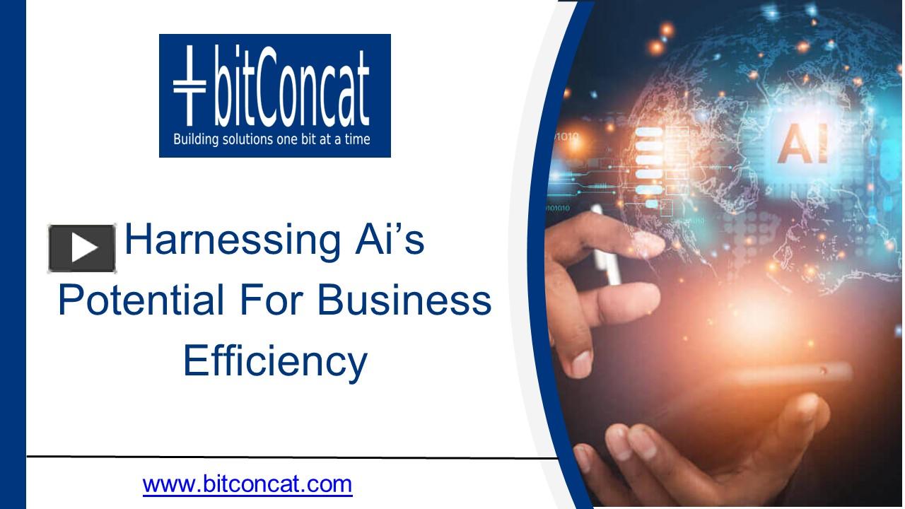 Harnessing Ai’s Potential For Business Efficiency presentation | free to download