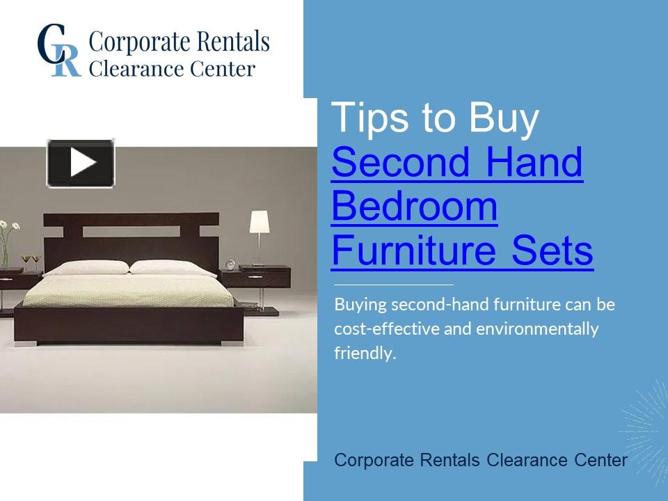 PPT – Tips to Buy Second Hand Bedroom Furniture Sets for home ...