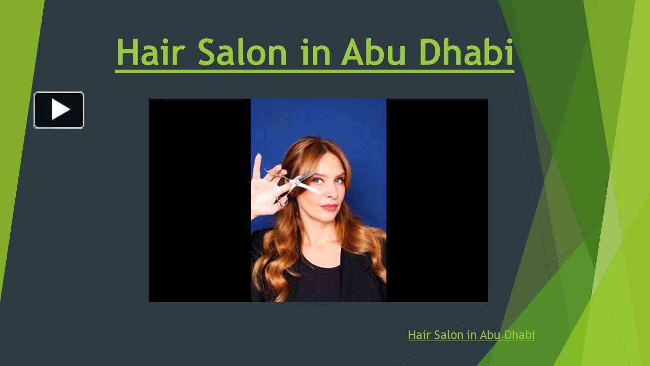 Hair Salon in Abu Dhabi - Magio Hair presentation | free to download