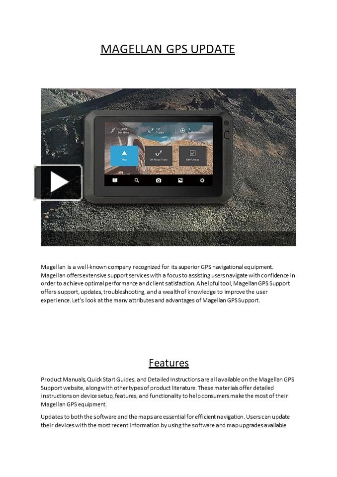 PPT – Magellan GPS update , Magellan MAP update PowerPoint presentation | free to download - id ...
