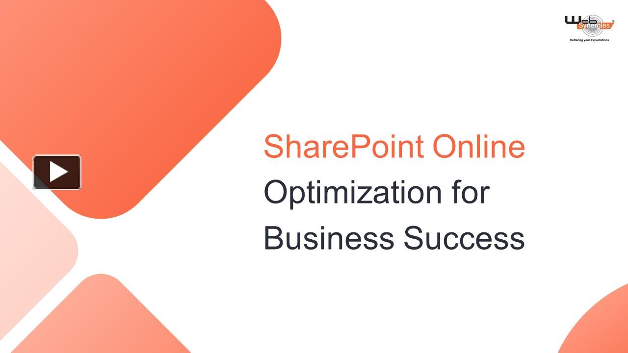 PPT – SharePoint Online Optimization for Business Success PowerPoint presentation | free to ...