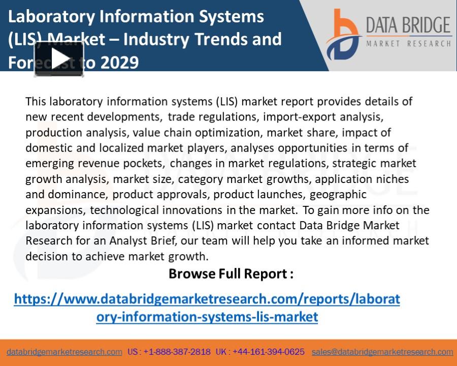 PPT – Global Laboratory Information Systems (LIS) Market PowerPoint ...
