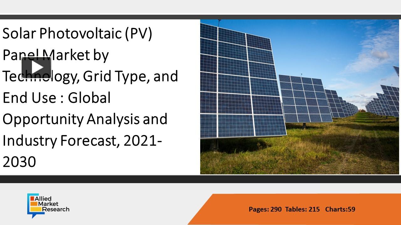 PPT – Solar PhotoVoltaic(PV) Panel Market PowerPoint presentation | free to download - id ...