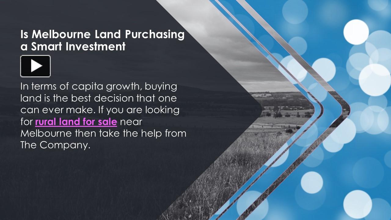 PPT – Is Melbourne Land Purchasing a Smart Investment PowerPoint presentation | free to download ...