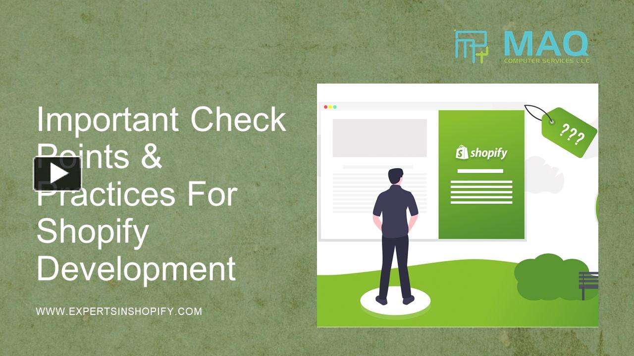 PPT – Important Check Points & Practices For Shopify Development PowerPoint presentation | free ...