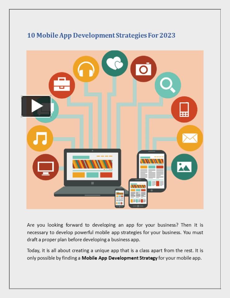 PPT – 10 Mobile App Development Strategies For 2023 PowerPoint presentation | free to download ...