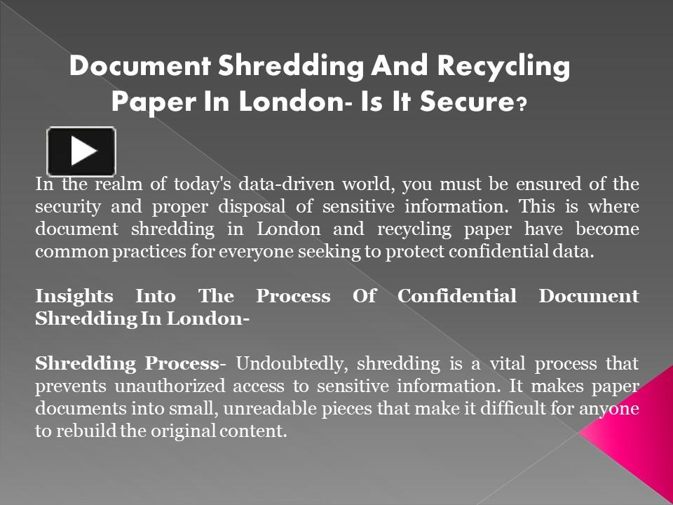 PPT – Efficient document shredding London PowerPoint presentation | free to download - id ...
