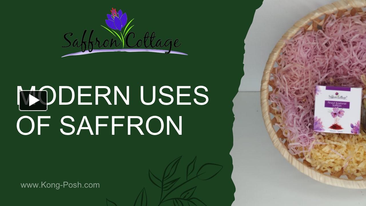 PPT – MODERN USES OF SAFFRON PowerPoint presentation | free to download - id: 974977-N2Q1O